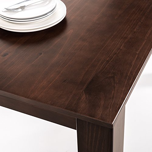 Zinus Vialeta Mission Style Wood Dining Table / Table Only, Espresso