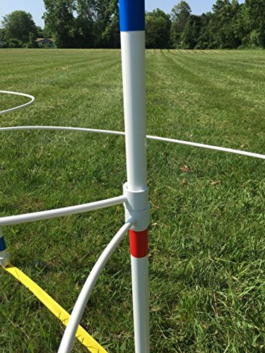 Weave Pole Guide Wires ONLY (Clip on) Set of 4 for Dog Agility. Read Description. Will ONLY fit Homemade Weave Poles Made from Factory Labeled 3/4" PVC Pipe