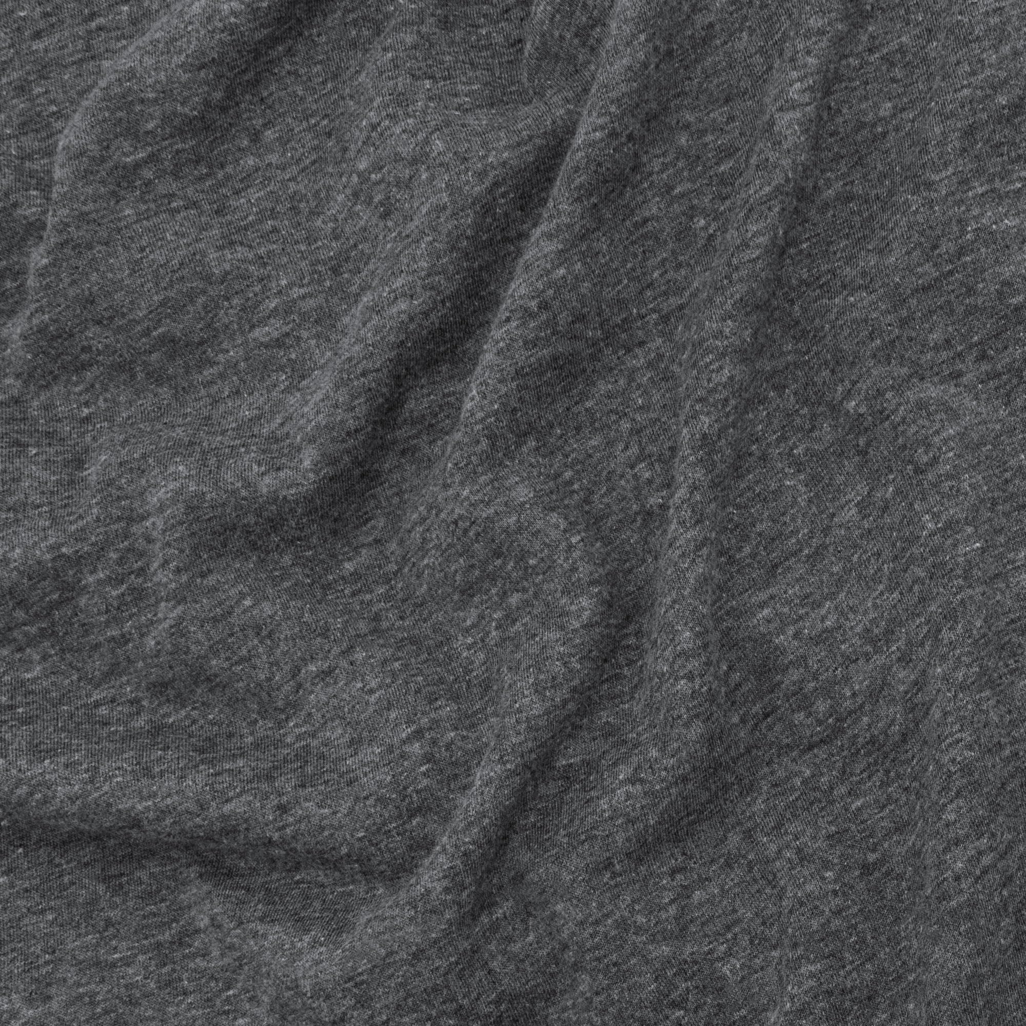 Tee Luv Men's Built Ford Tough Shirt - Faded Ford Logo Deer Skull T-Shirt (Graphite Heather) (L)