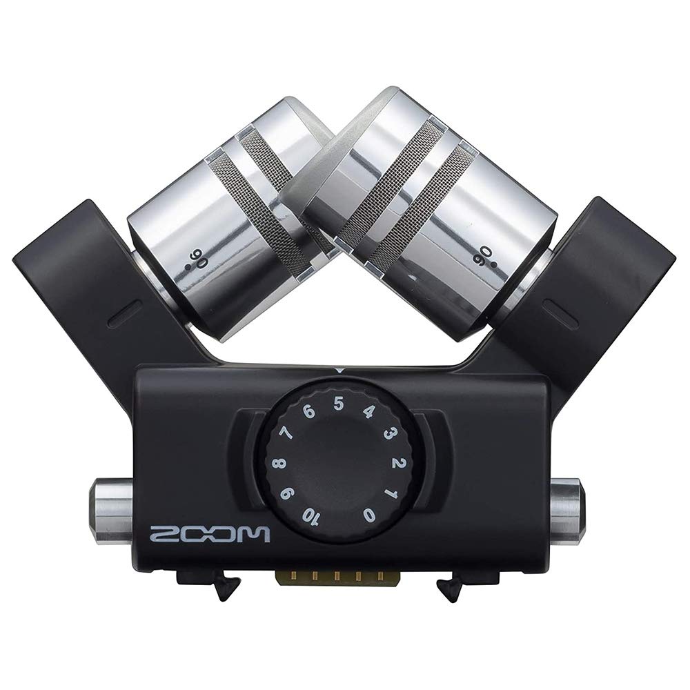 Zoom H6 All Black 6-Track / 6-Input Portable Recorder with Single Mic Capsule, Boya Omnidirectional & Cardioid XLR Lavalier Mic Bundle