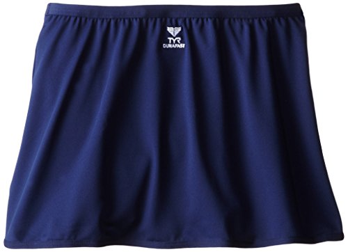 TYR Women's Solid Skort (Navy, 10)