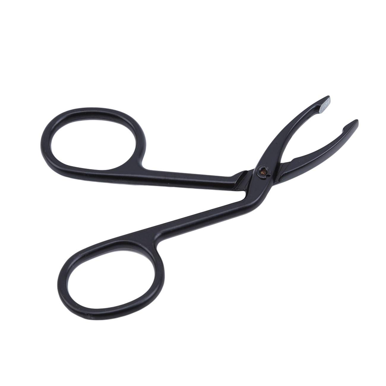 ZALING Stainless Steel Eyebrow Tweezer Facial Hair Scissor