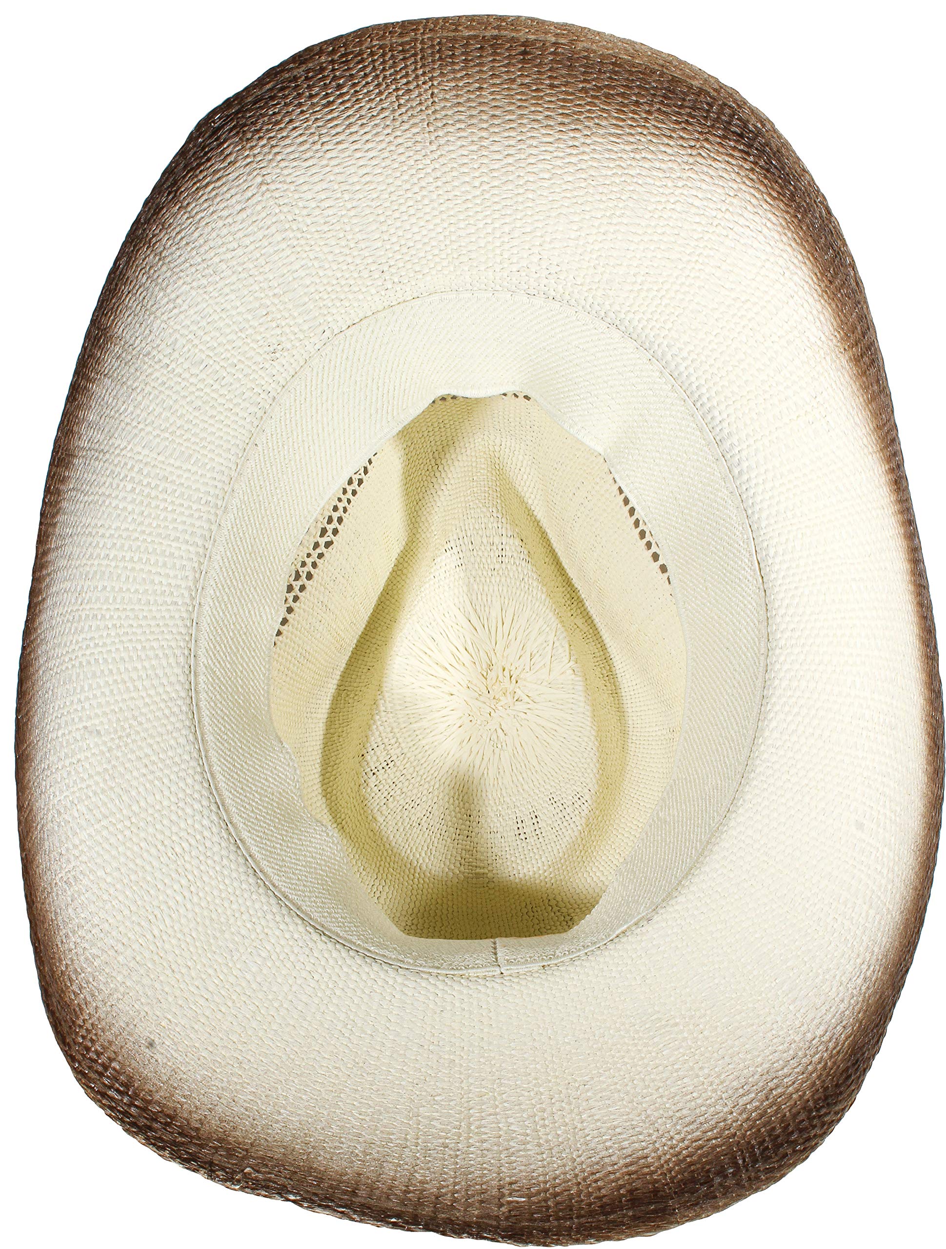 Western Outback Cowboy Hat Men's Women's Style Straw Felt Canvas (Western Bull)