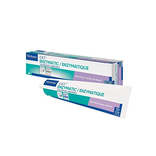 Virbac C.E.T. Enzymatic Toothpaste, Tartar Control, Beef Flavor, 2.5 oz