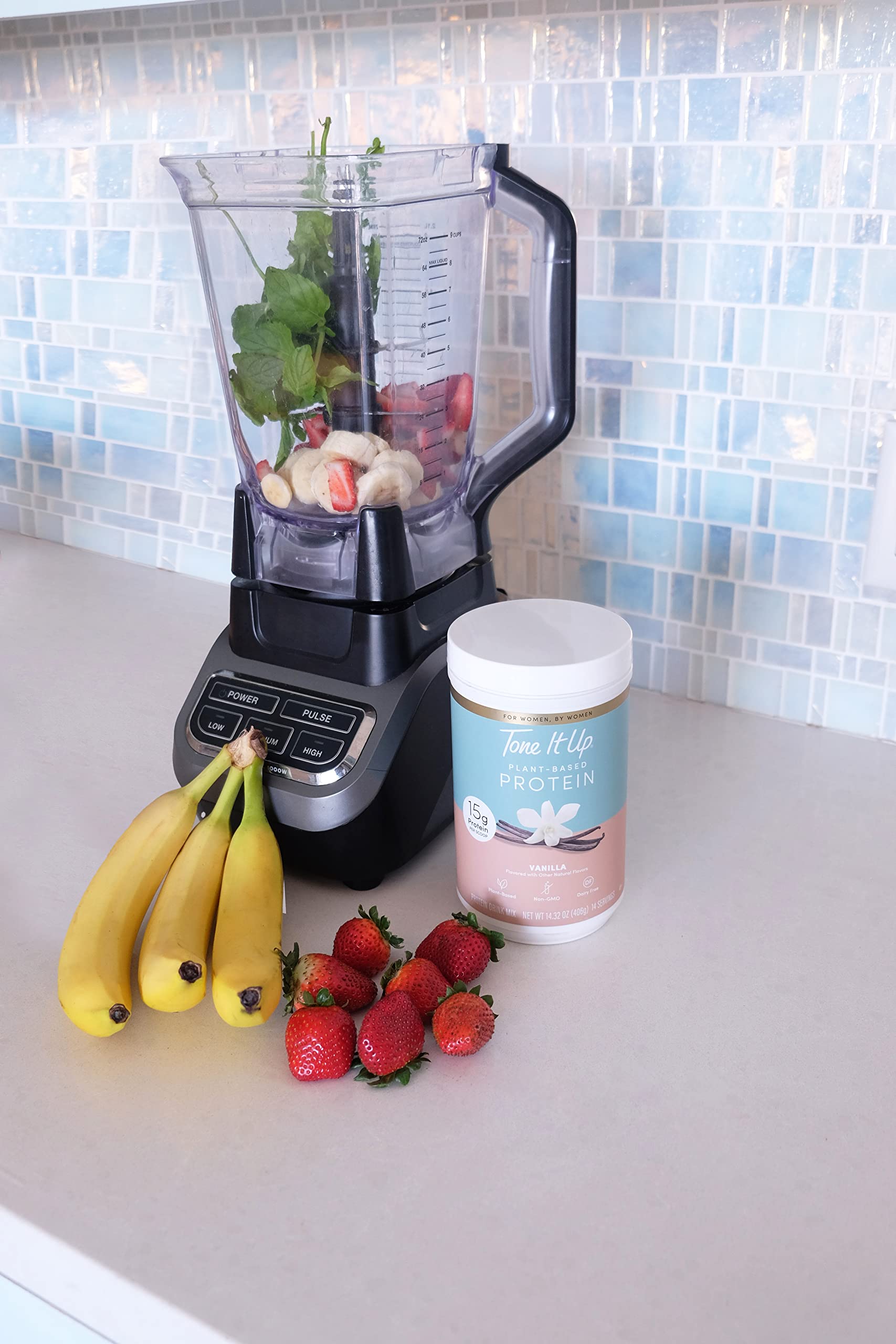 Tone It Up Vanilla Protein Powder and Collagen Creamer Bundle