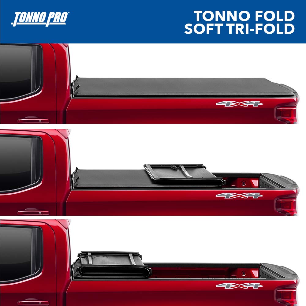 Tonno Pro Tonno Fold, Soft Folding Truck Bed Tonneau Cover | 42-312 | Fits 1973 - 1996 Ford F-Series 8' Bed (96")