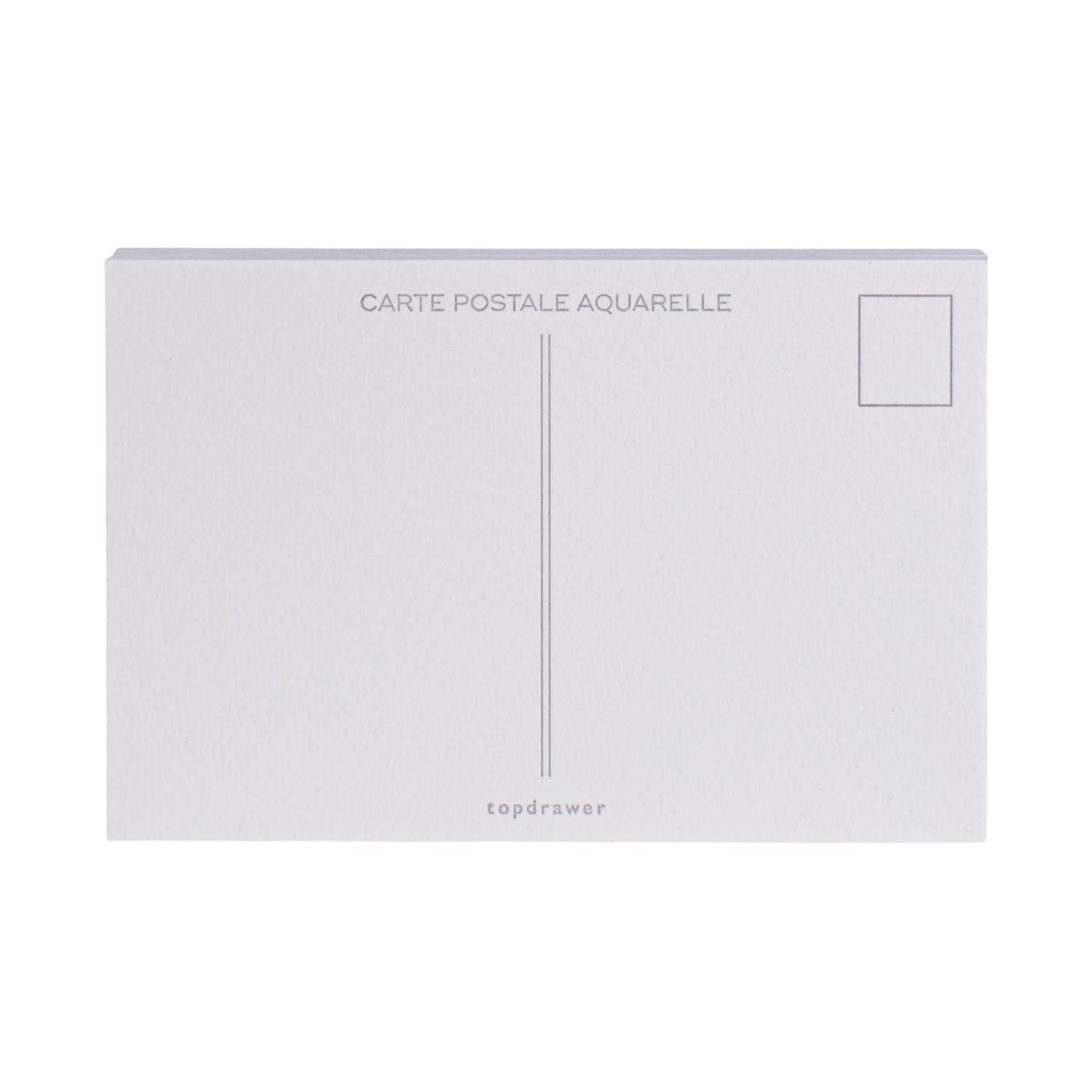 Topdrawer 100% Cotton 4x6 Blank Watercolor Postcards, 300lb/640gsm Cold Press, 15 Pack