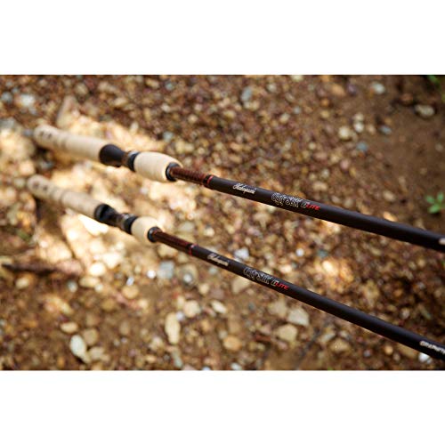 Ugly Stik 5’6” Elite Spinning Rod, Two Piece Spinning Rod, 4-8lb Line Rating, Light Rod Power, Fast Action, 1/16-3/8 oz. Lure Rating