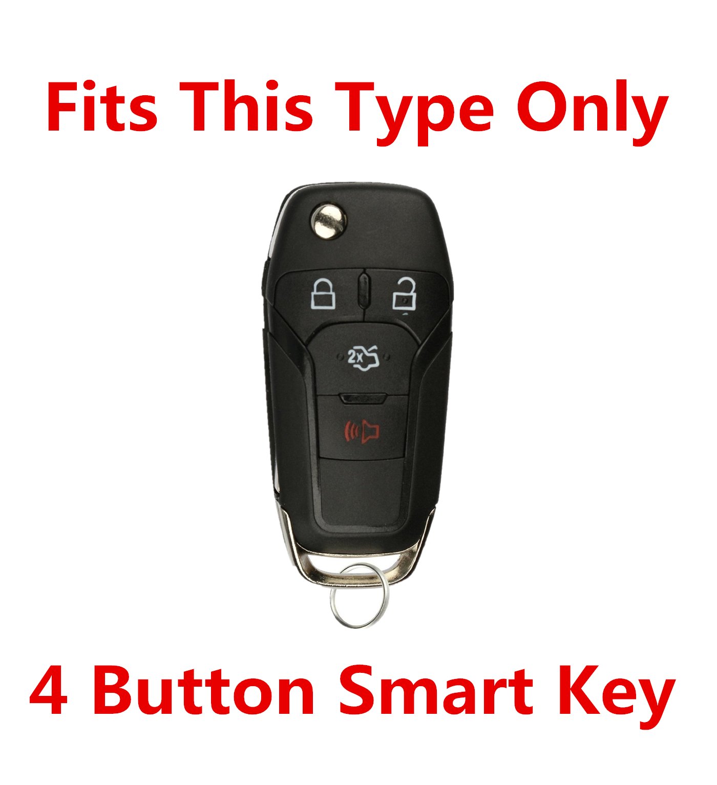 Ford Fusion Key Fob Cover:Key Shell Fit for Ford Fusion Keyless Remote Case Replacement 2013 2014 2015 2016 | | n5fa08taa 164r7986 (Pink)