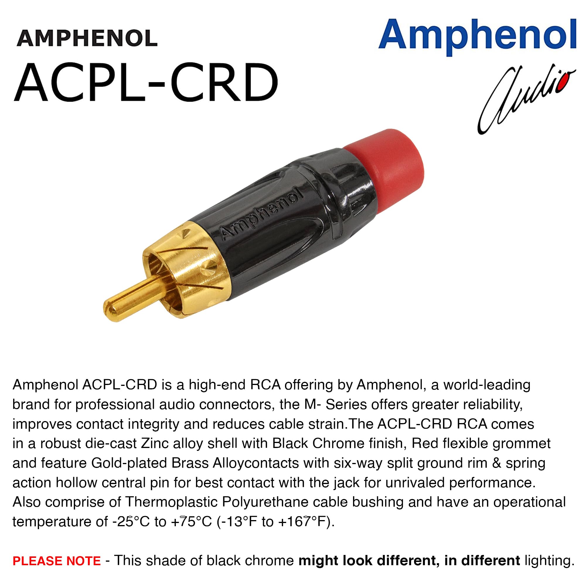 WORLDS BEST CABLES 1 Foot - RCA to XLR (Female) Cable Pair - Canare L-4E6S Star-Quad Audio Interconnect Cable & Amphenol ACPL RCA & Neutrik Female XLR Gold Plugs - CUSTOM MADE