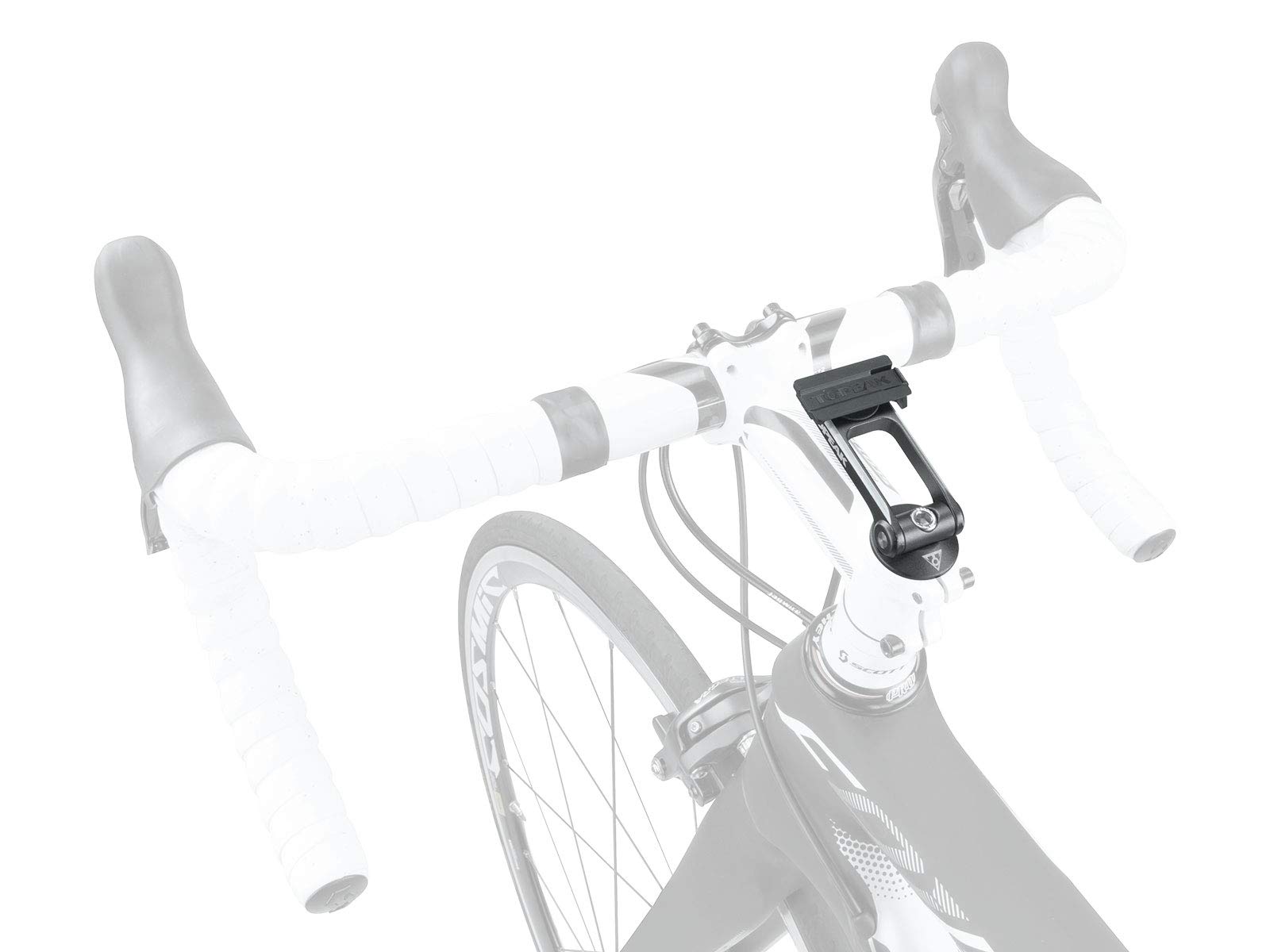 Topeak Ride CaseII Quick Click Mount for Handlebars & StemCaps , Black