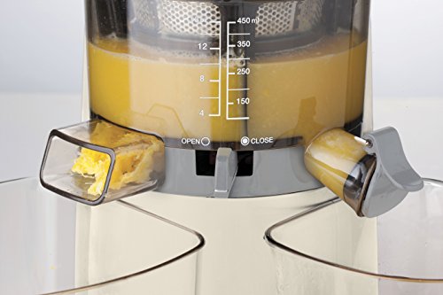 Smeg SJF01CREU 150W 50's Retro Style Aesthetic Slow Juicer, Cream