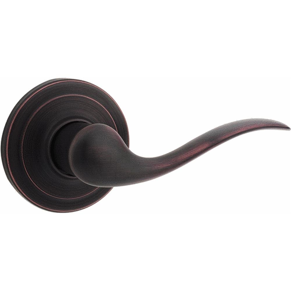 Weiser GLA101 Lever Lock Passage Welcome Home Toluca BRZ Right Handed
