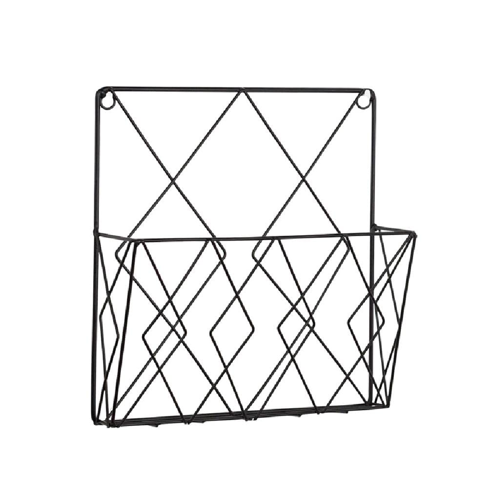 Wall File Holder Mesh Magazine Holder Hollow-out Iron Wire Collection For Case Vertical Holder Home Organizer Supplies