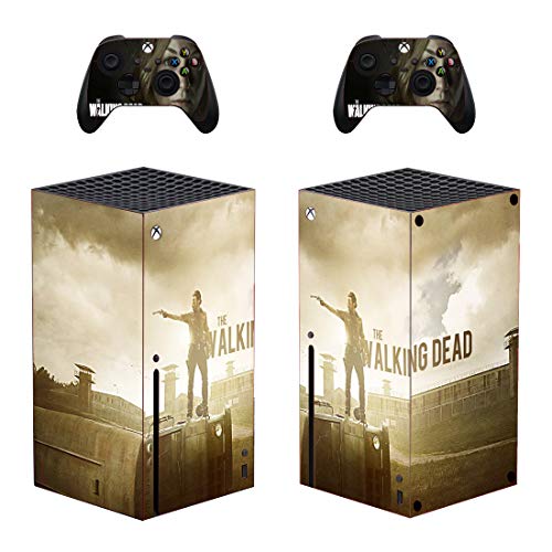 Zombie Walking X-box-One-Series X Console Vinyl Skin Decal Stickers for X-box-One-Series X Controller Skin KAJAL MANI