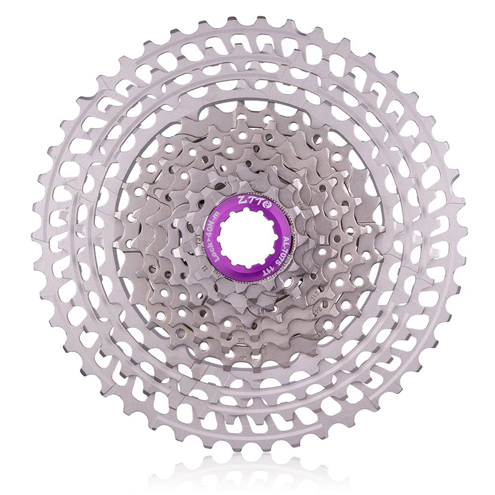 ZTTO SLR Lightweight Wide-Ratio Cassettes for 10 Speed 11 Speed 12 Speed Mountain Bikes (11 Speed 11-46t)