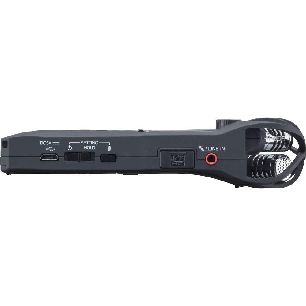 Zoom H1n Portable Recorder, Onboard Stereo Microphones, Camera Mountable, Records to SD Card, Compact, USB Microphone, Overdubbing, Dictation, For Recording Music, Audio for Video, and Interviews