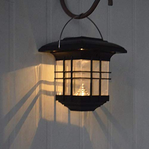 ZHIYU LED Solar Power Lamp Outdoor Waterproof Camping Hiking Portable Hanging lanterns Home Garden Landscape Path Way Hook Lamp