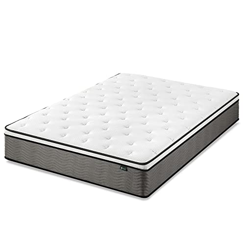 ZINUS 12 Inch Support Plus Pocket Spring Hybrid Mattress, King, Strong Coils for Durable Support, Pocket Innersprings for Motion Isolation, Mattress in A Box