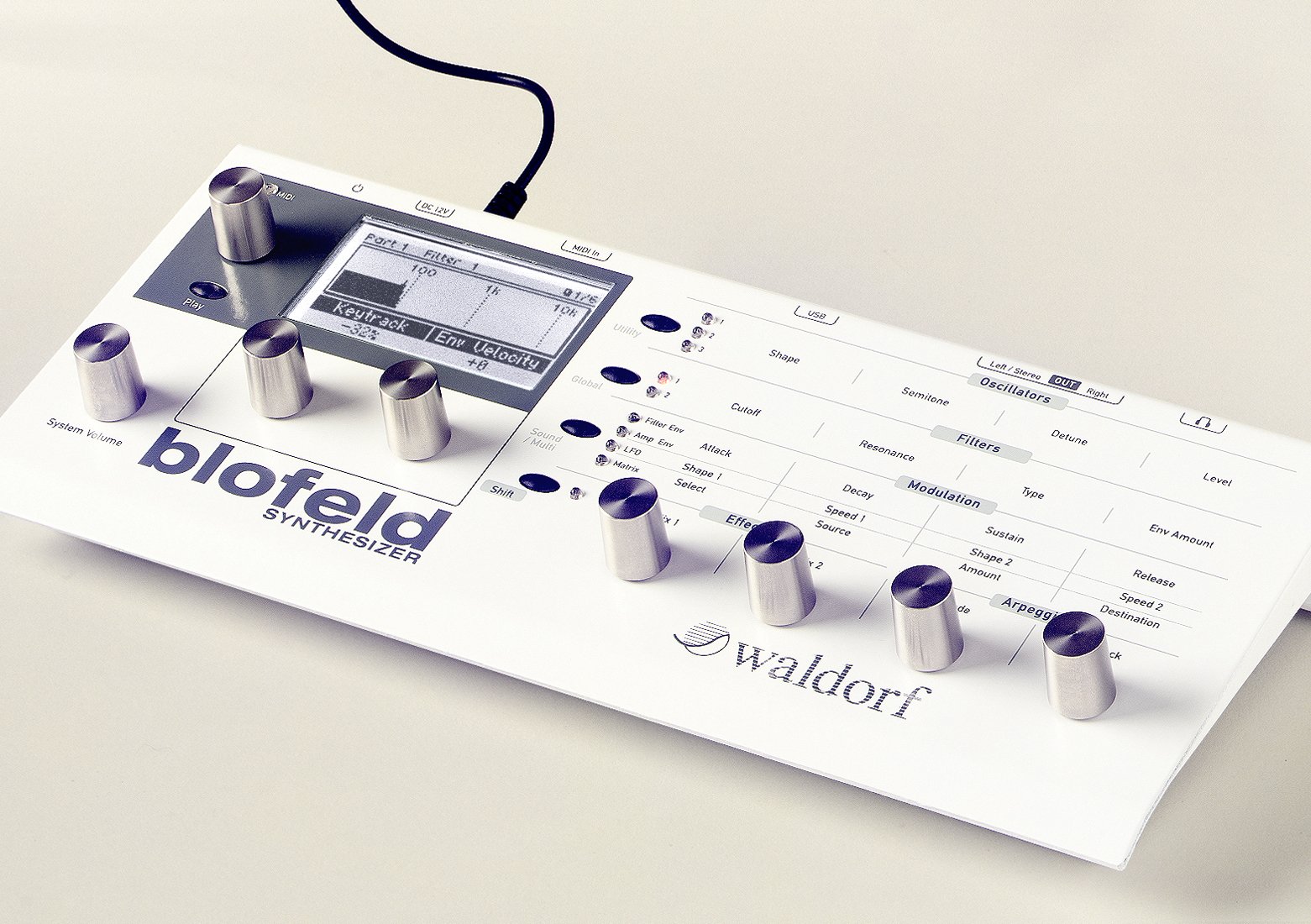 Waldorf Blofeld Desktop Synth Module Cream