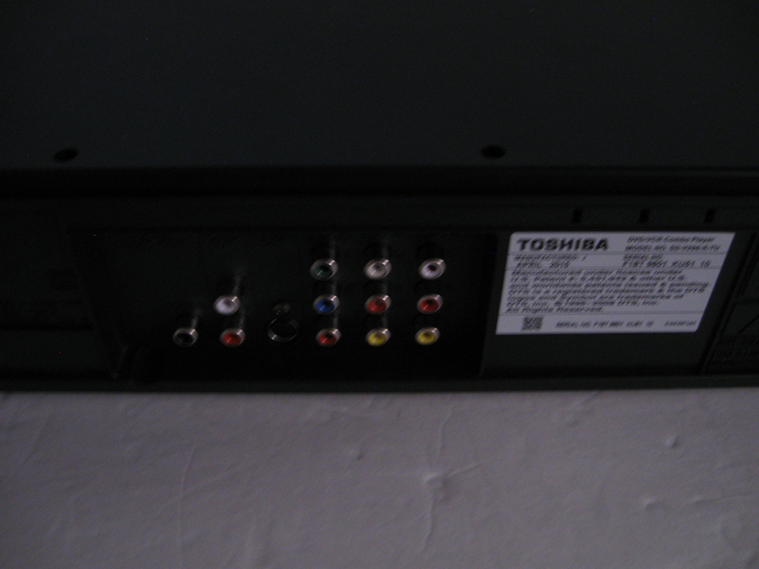 Toshiba SD-V296 DVD Player/VCR Combo, Progressive Scan Dolby Digital Remote Control, Black