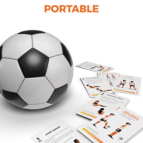 UVU Training KickDeck - 52 Card Soccer Training Program for All Skill Levels and Ages - Comprehensive Skill Development and Fun Workouts