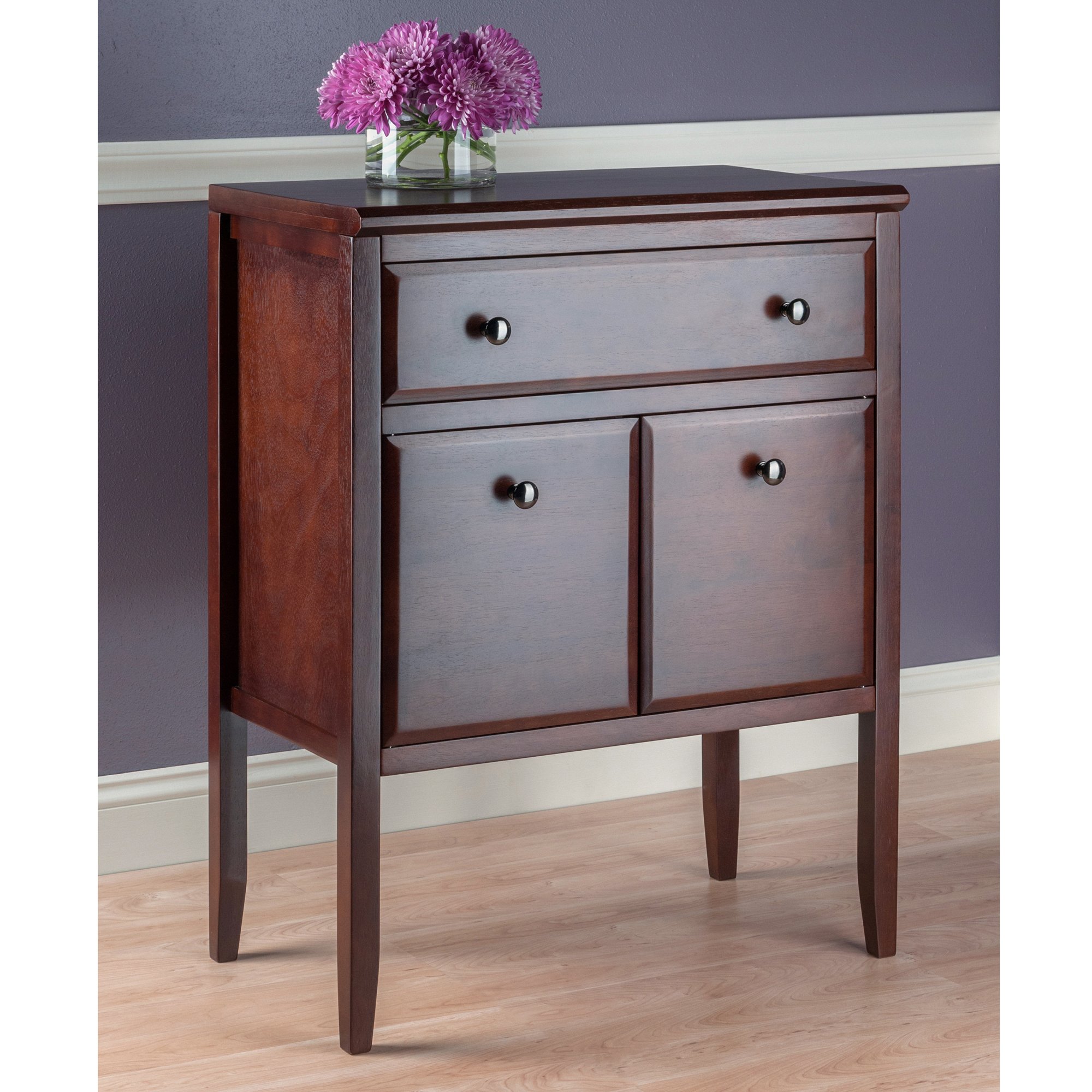 Winsome Orleans Buffet, Cappuccino, 27.56"W x 35.43"H x 16.34"D