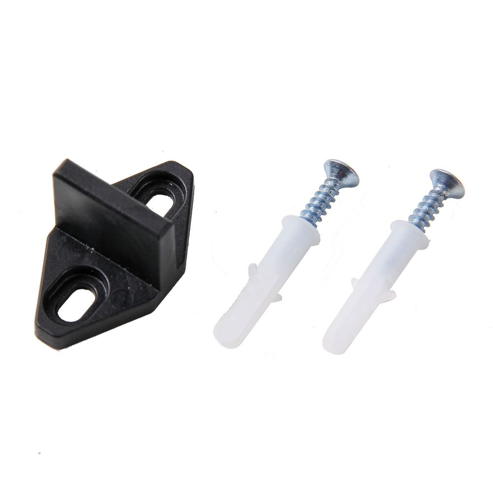 WINSOON Black Sliding Barn Door Hardware Roller Kit Set Antique Spear Shape Hangers Only (Bending Design)