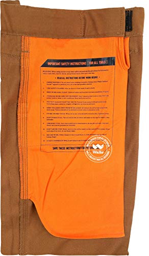Walls Men's The Original Outdoor Work Pant, Bark Brown, 34 x 32