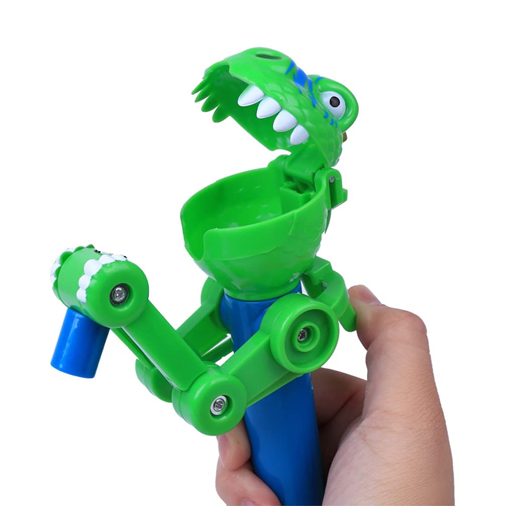 TOYANDONA 2Pack Lollipop Robot Holder, Creative Eat Lollipop Pop Ups Lollipop Case Candy Storage Holder Dinosaur Shape Proof Candy Holder Gifts for Children Kids ( Random Color