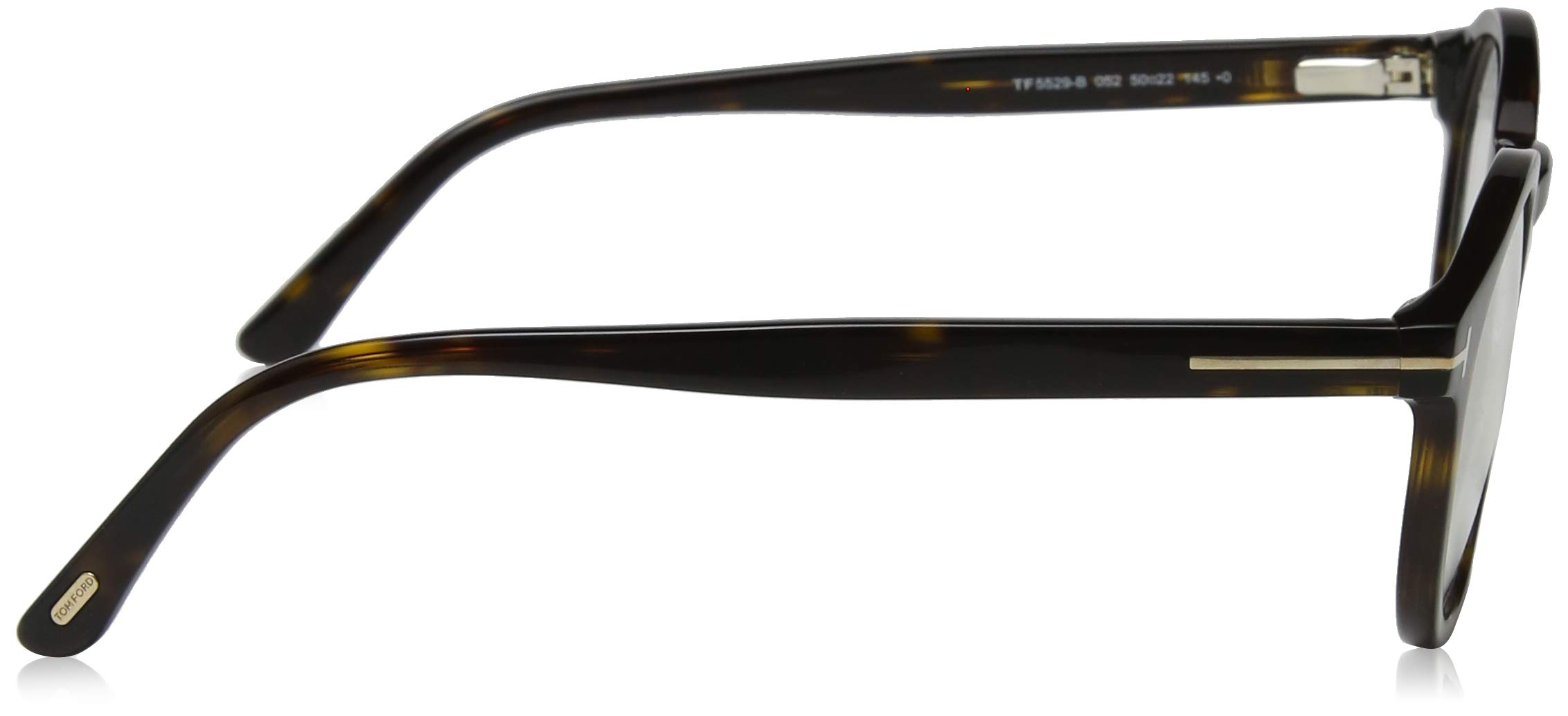 Tom Ford Blue Block Eyeglasses TF5529B 052 Dark Havana 50mm FT5529