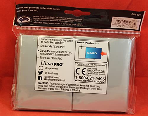 Ultra Pro 18288 Magic The Gathering-Standard Deck Protectors Sleeves 100 Pack-Celestial Forest