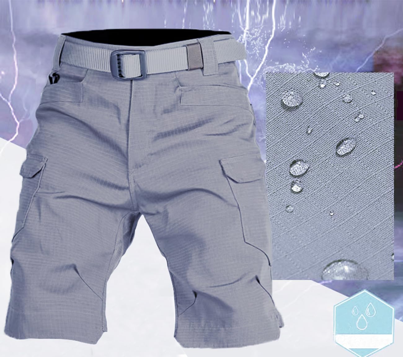 Yameekamulga Tactical Workout Shorts for Men Summer Military BDU Combat Army Casual Hiking Training Travel Hunting