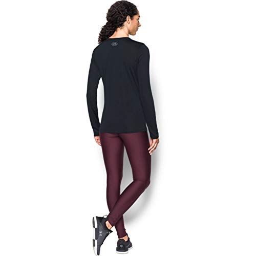 Under Armour Women's UA Tech Crew Long Sleeve SM Black
