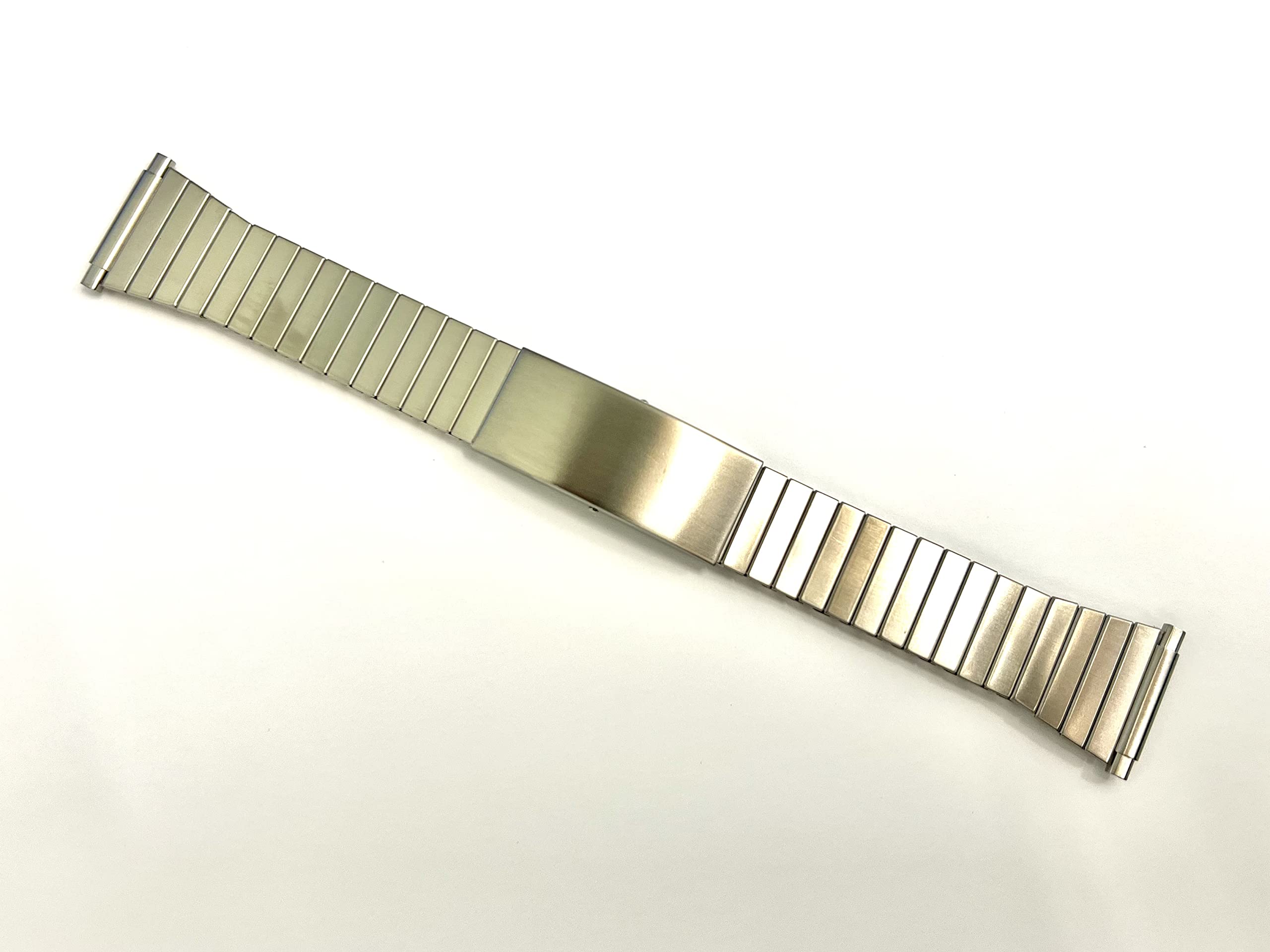 TIMEX 16-20MM Stainless Silver Expansion Fast FIT Strap Watch Band 6.8 INCHES Long