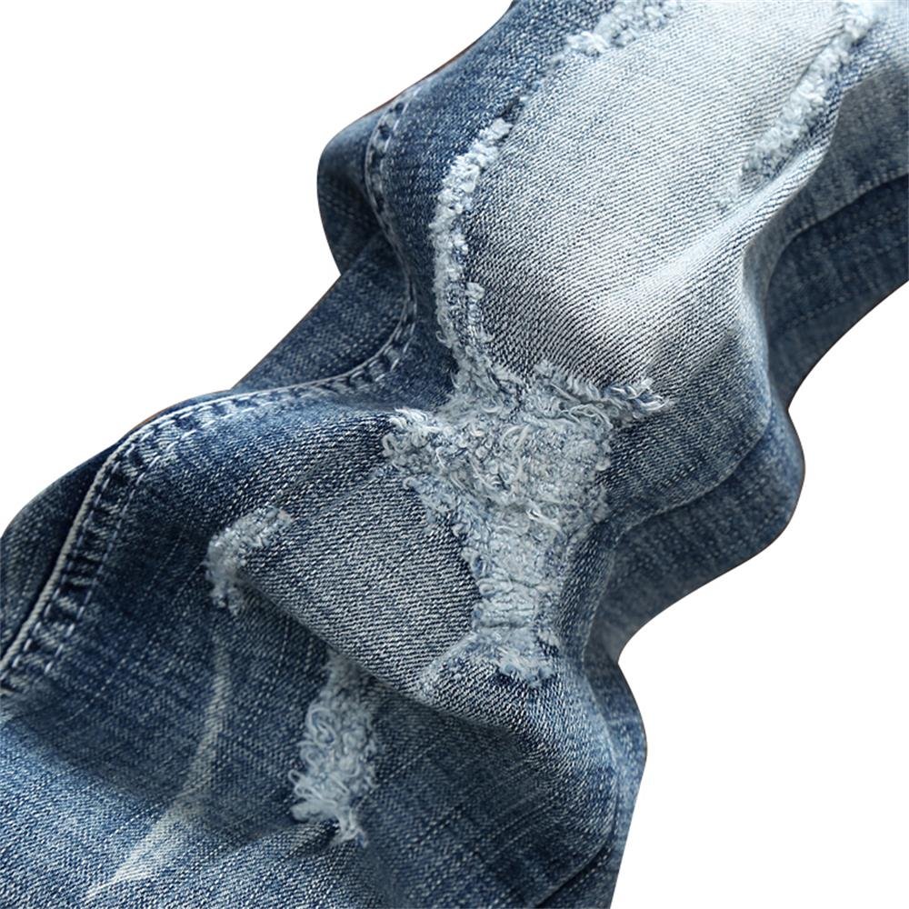 YTD Mens Distressed Ripped Biker Slim Jeans Stretched Moto Denim Pants (36, R-Grey)