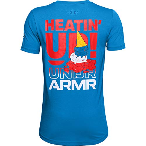 Under Armour Ice Cream' T-shirt, Electric Blue (428)/White, Youth Large