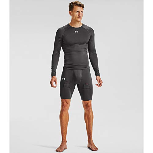 Under Armour Men's Hockey Compression Shorts , Jet Gray (010)/Mod Gray, Medium