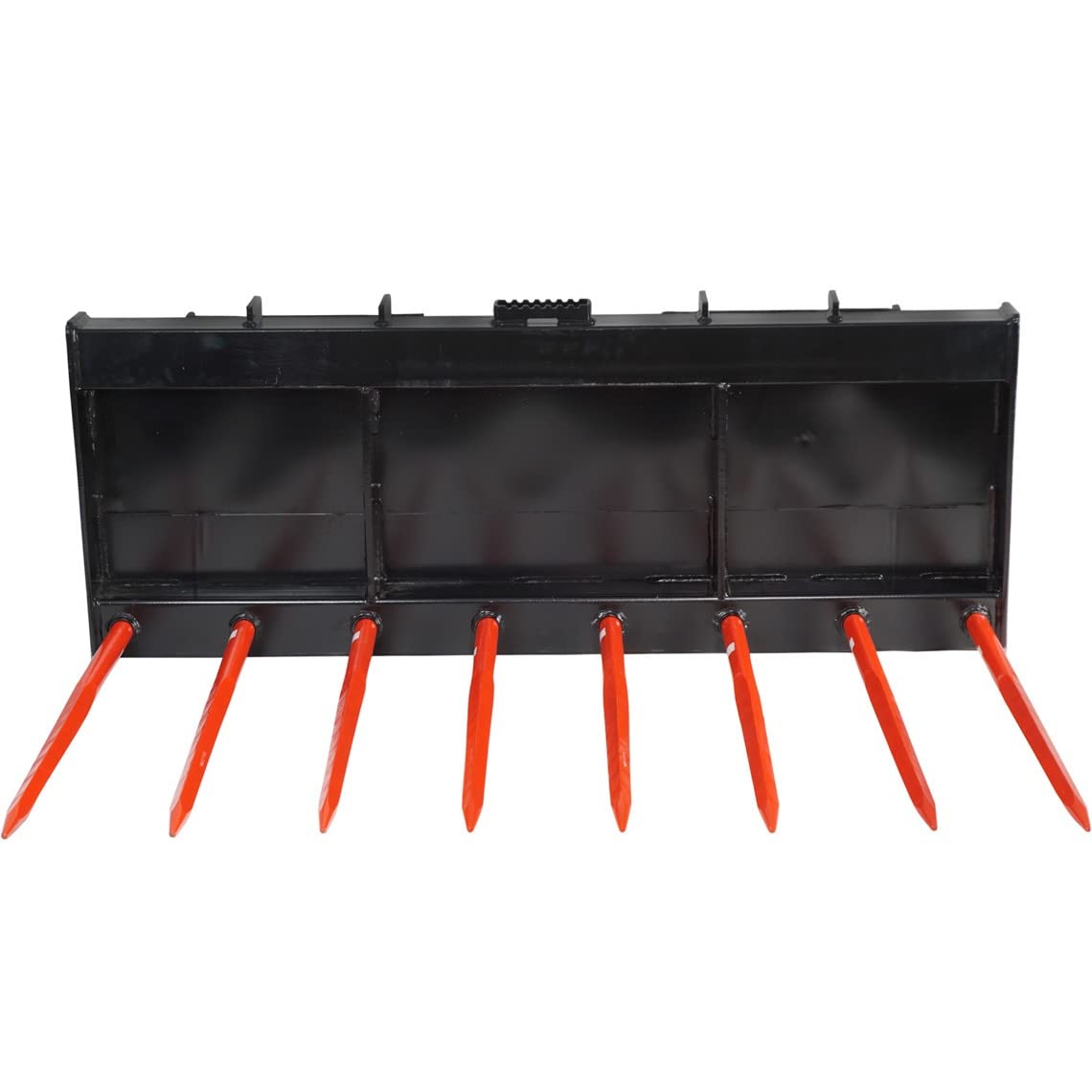 Titan 60" Tine Bucket Silage Rake Manure 32" Hay Bale Skid Steer Loader Tractor