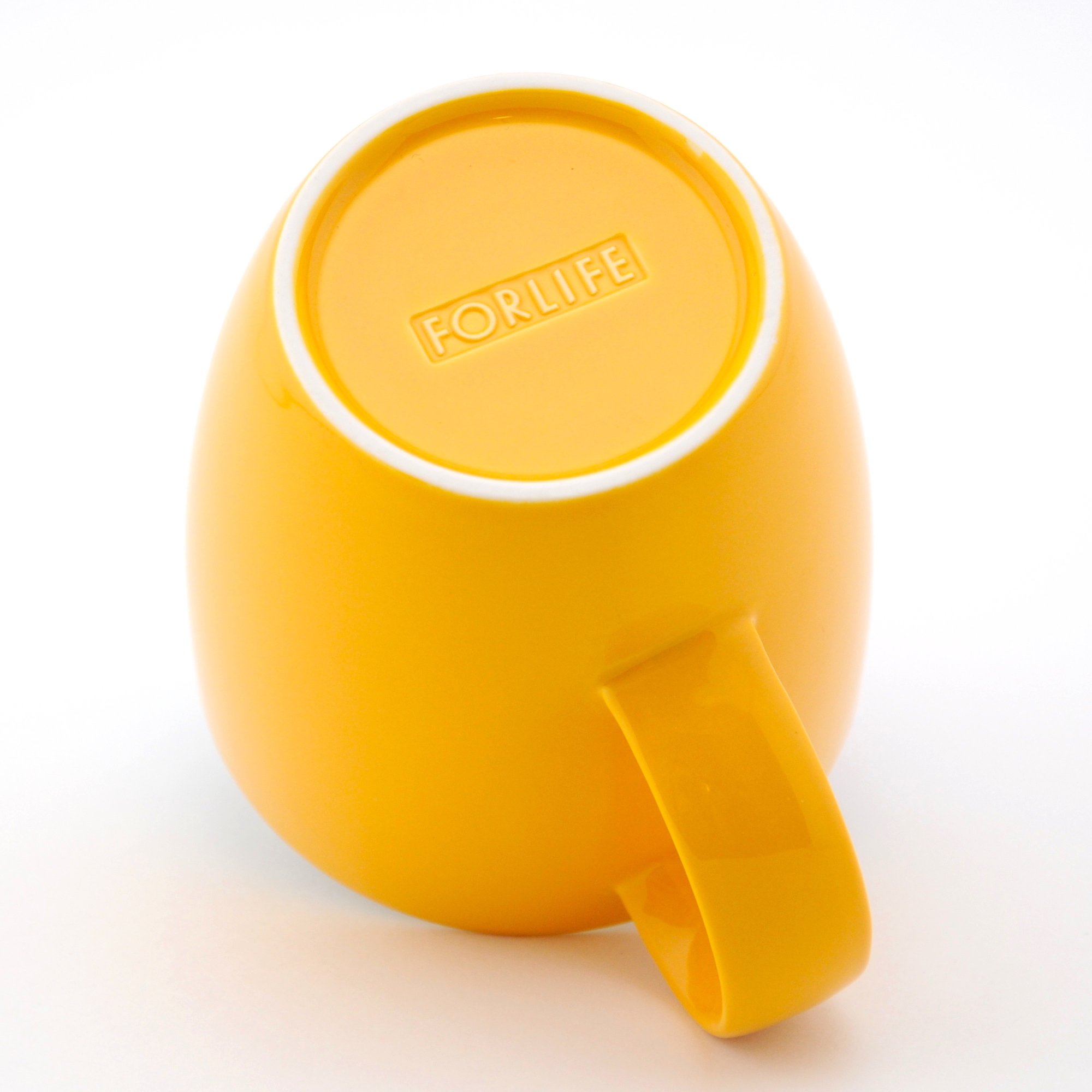 Uni Tea/Coffee Cup with handle 11 ounces (set of 4) - Mandarin