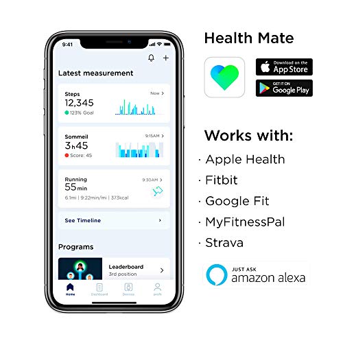 Withings Steel HR Hybrid Smartwatch - Activity, Sleep, Fitness and Heart Rate Tracker with Connected GPS