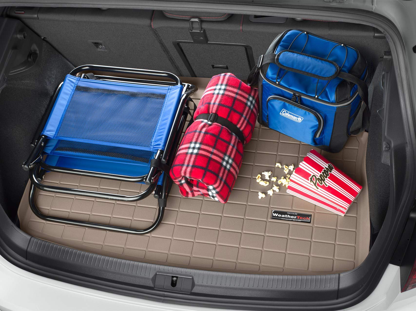 WeatherTech Cargo Trunk Liner for Mercedes AMG GLC 63 SUV, GLC SUV, GLC-Class, AMG GLC 43, AMG GLC 43 SUV - Behind 2nd Row (40854) Black