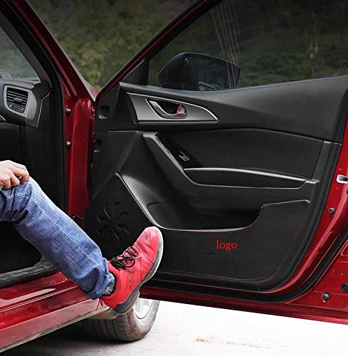 XQRYUB Car Door Anti Kick Pad Protection Side Edge Film Protector,for Mazda 3 Axela 2014 2015 2016 2017 C214
