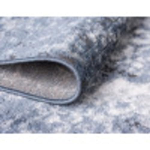 Unique Loom Portland Collection Area Rug - Astoria (5' 3" x 8' Rectangle, Blue/ Ivory)