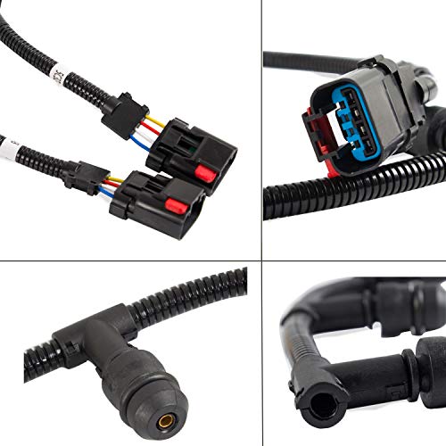 Wztepeng Glow Plug Harness with 8 pcs Glow Plugs Compatible with 2004-2010 Ford 6.0 Powerstroke F-250 F-350 F-450 E-350 E-450 Super Duty,Replace Part # 5C3Z-12A690-A 4C2Z-12A690-AB