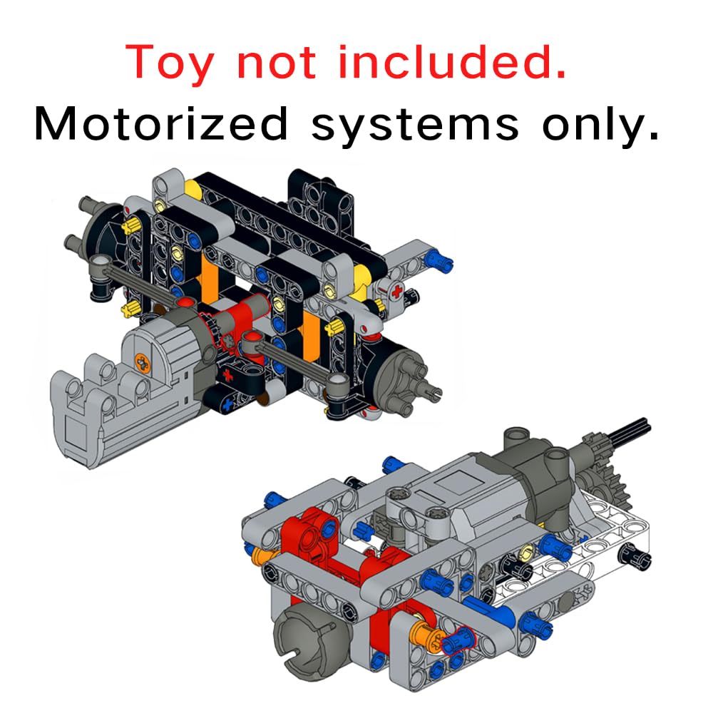 XGREPACK Remote Control Motor Kit for Lego Technic Ford F-150 Raptor 42126 Building Kit Motor Set (Playset not Included, only Power Motor System) (RC Motor)