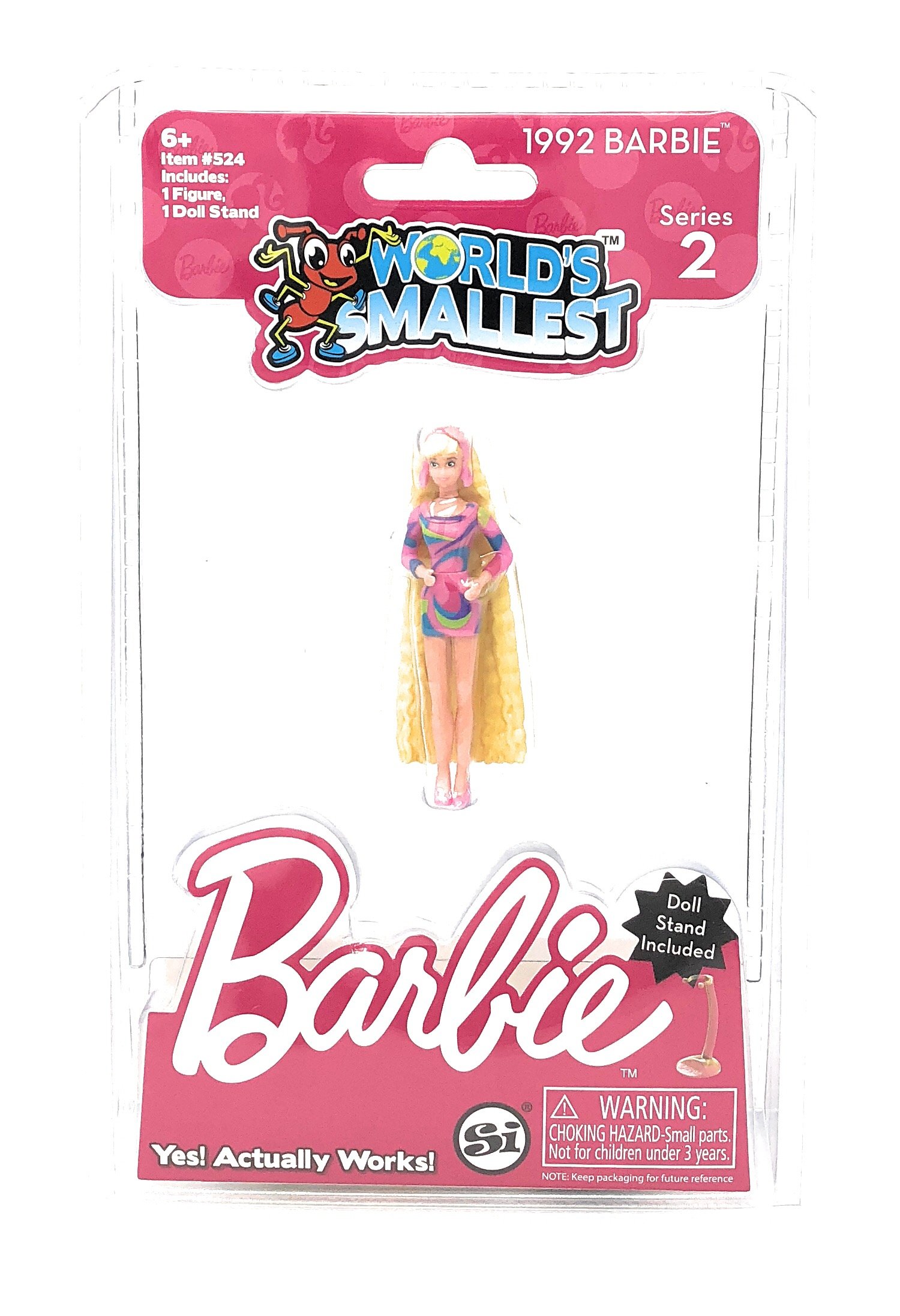 World's Smallest Barbie Series 2 - 2 Pack Bundle 1965 Astronaut - 1992 Totally Hair
