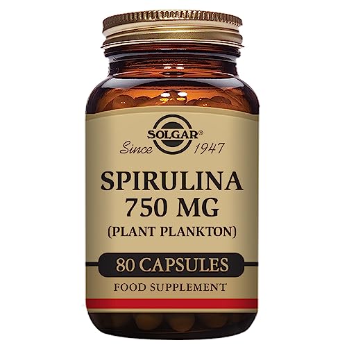 Solgar Spirulina Tablets, 750 mg, 100 Count