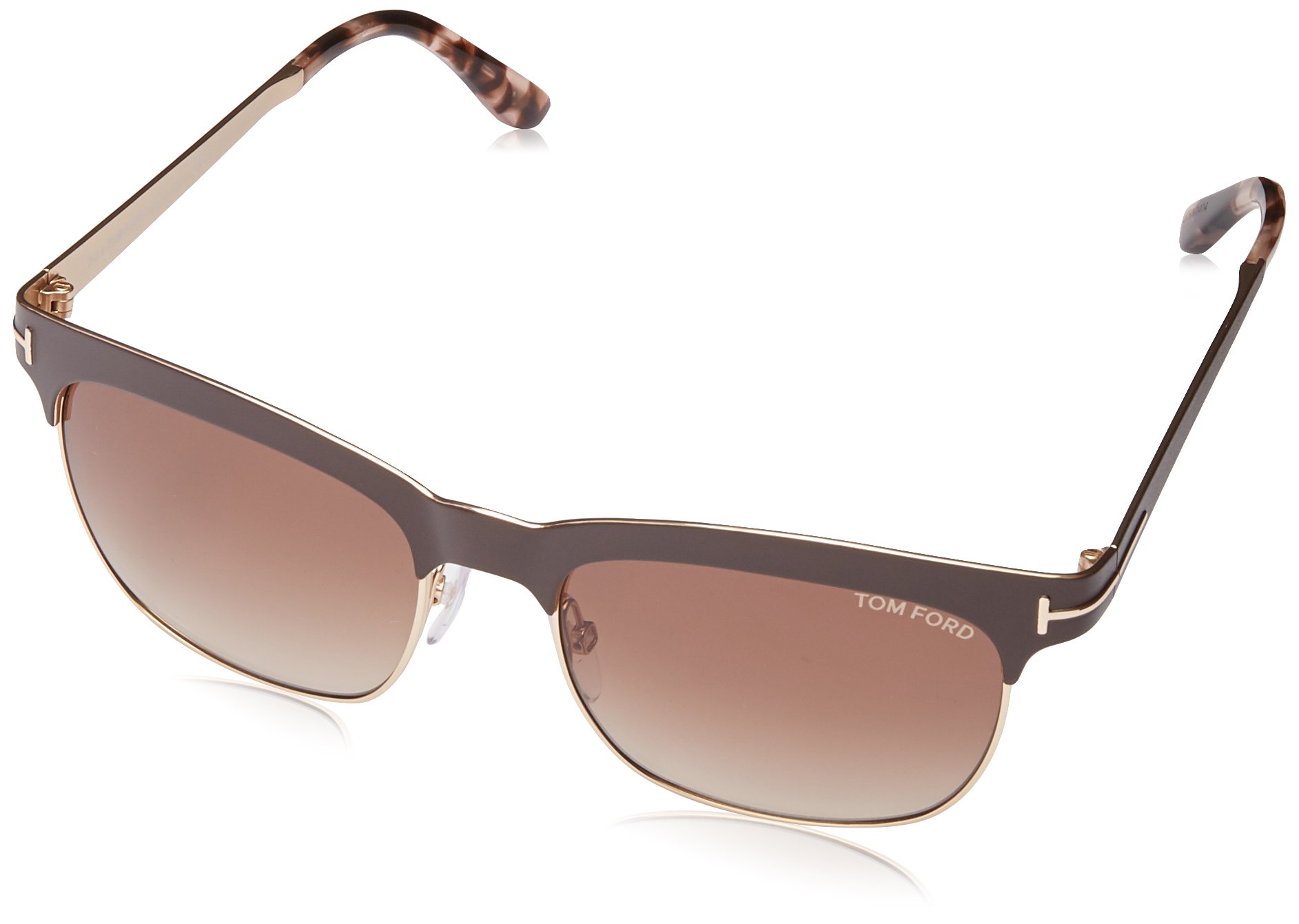 Tom Ford Sunglasses - TF437 Elena 48F - Dark Brown/Gold 54mm
