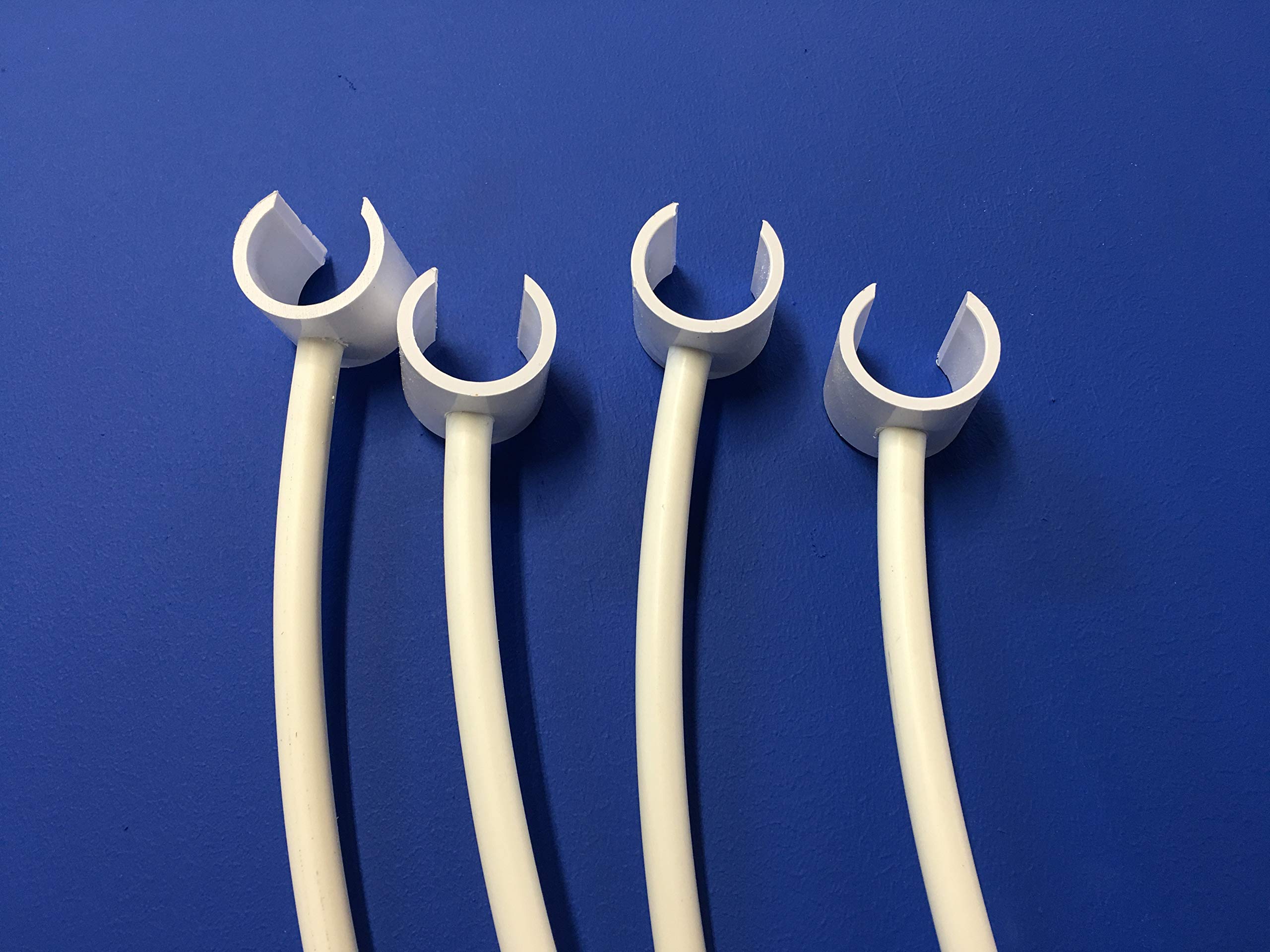Weave Pole Guide Wires ONLY (Clip on) Set of 4 for Dog Agility. Read Description. Will ONLY fit Homemade Weave Poles Made from Factory Labeled 3/4" PVC Pipe